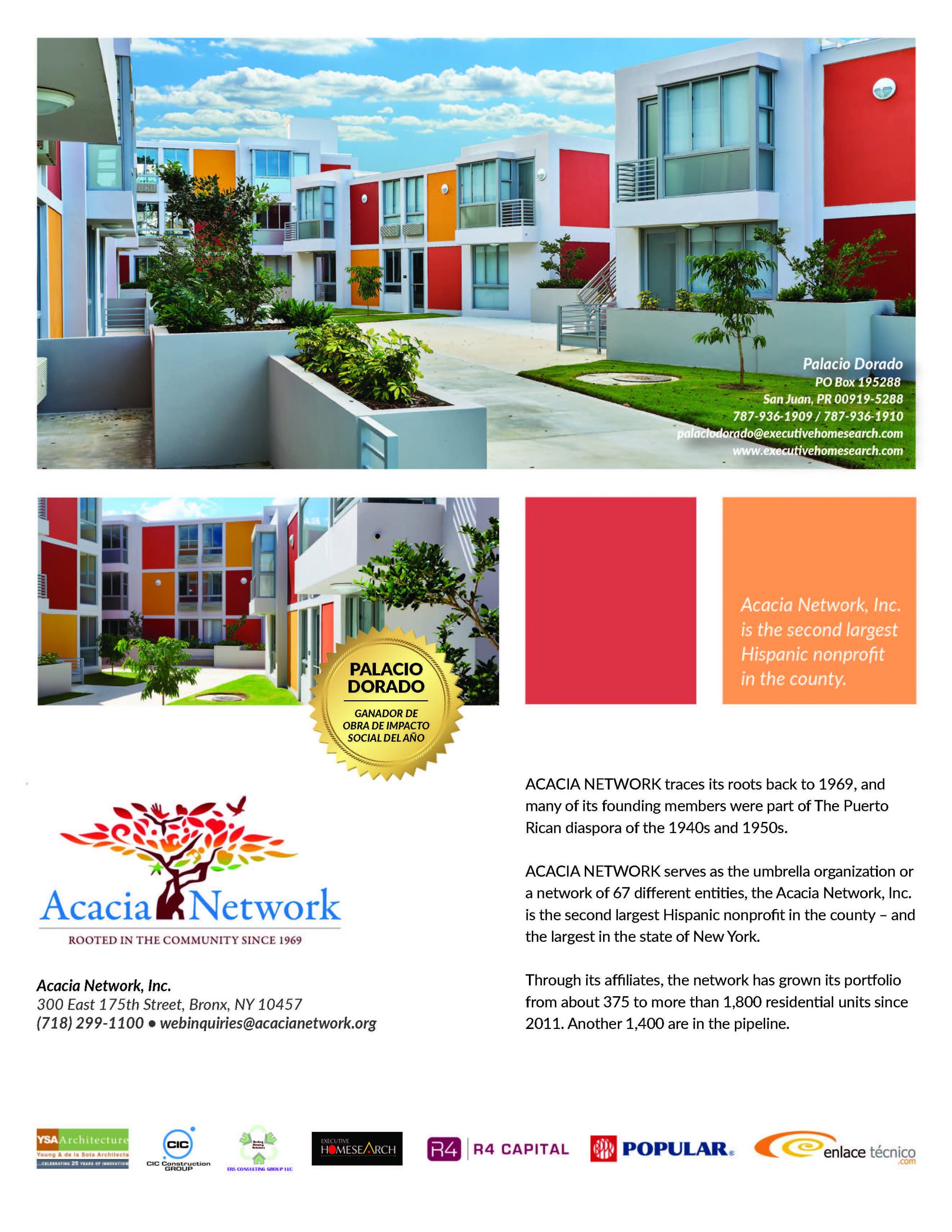 The Puerto Rico Builders Association awards CIC's housing project